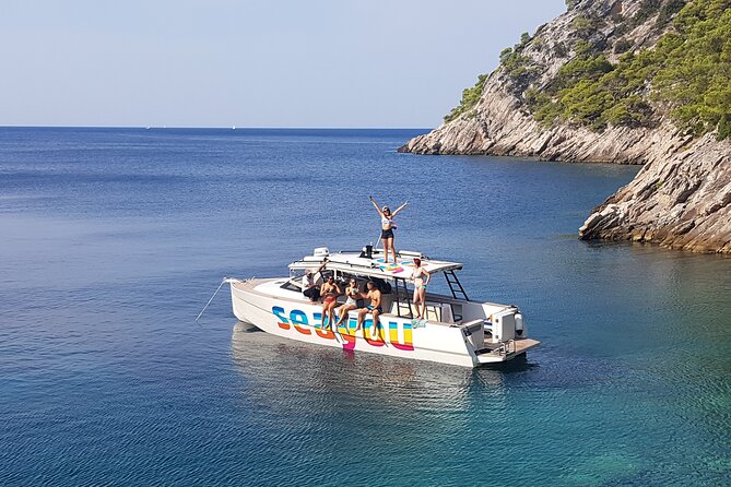 Blue Lagoon and Secluded Bays of Solta Island 10H Boat Tour From Split ...