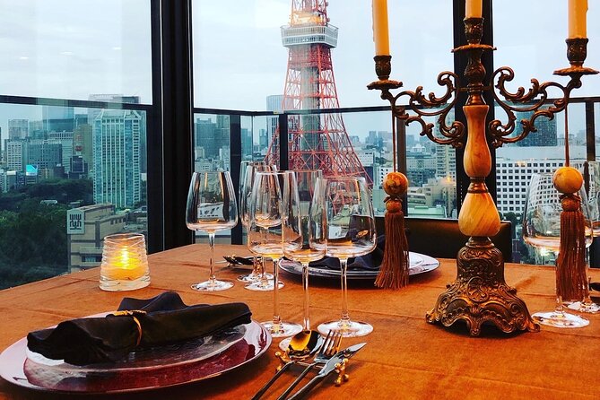 Chefs Table With Private View of Tokyo Tower | Power Traveller