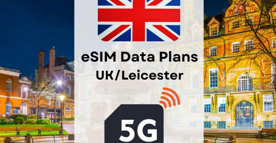 Leicester: Esim Internet Data Plan for United Kingdom UK | Power Traveller