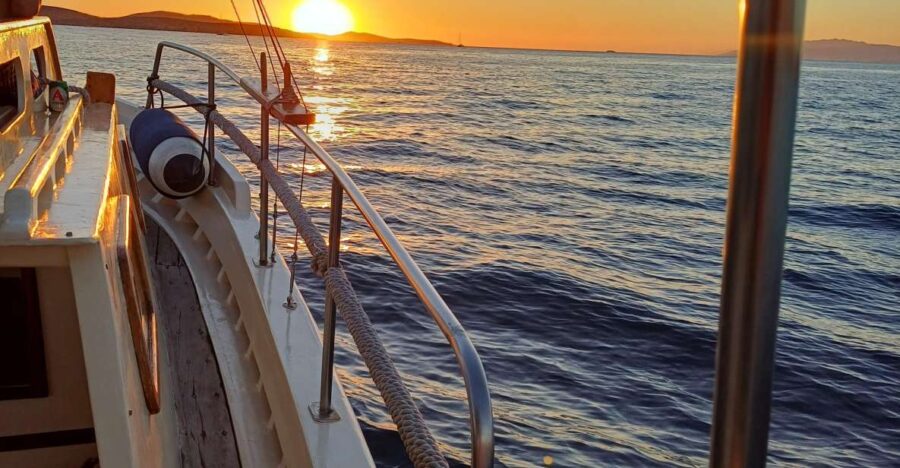 Mykonos Private Sunset Tour With Traditional Boat | Power Traveller