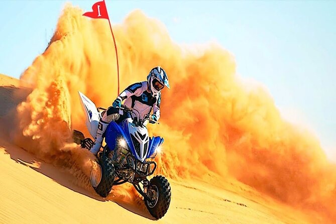 Quad Bike Ride and Evening Desert Safari Wd BBQ Dinner, Camel Ride, Live Shows | Power Traveller