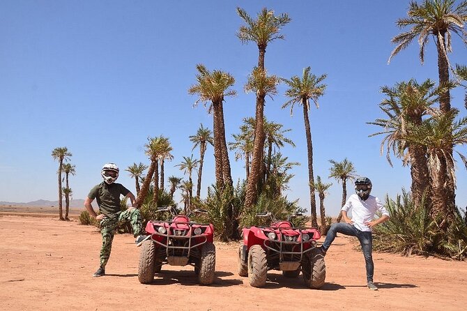 Quad Bike Ride Palm Grove Desert of Marrakech Mountain Bike | Power Traveller
