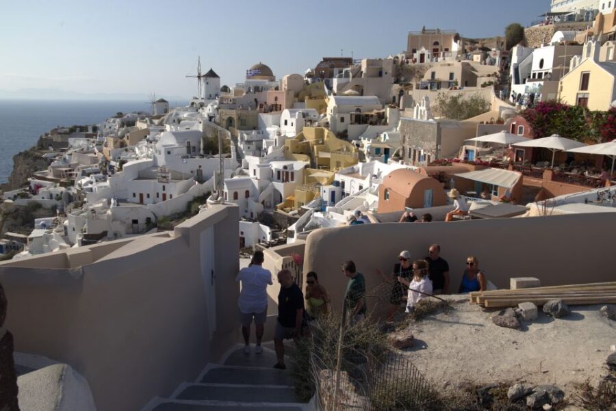 Santorini: Wedding Live Streaming Proposal | Power Traveller