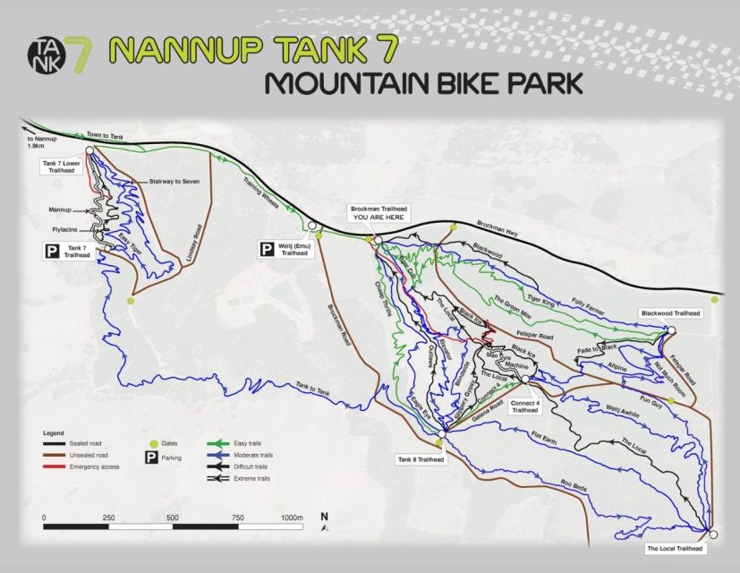 Self Guided Mountain Bike Park Tour of Tank 7 in Nannup | Power Traveller