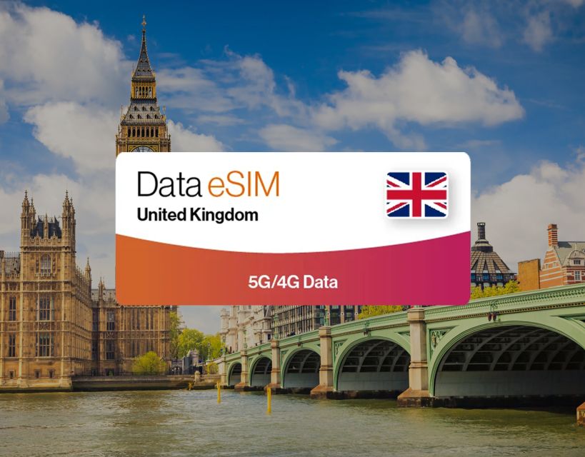 United Kingdom (Uk): Tourist Esim Data Plan | Power Traveller