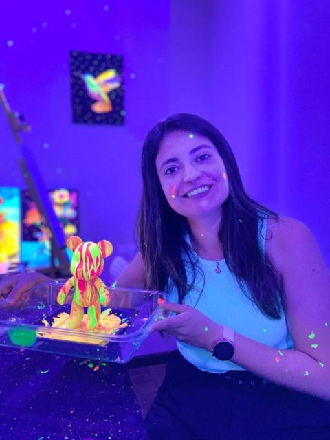 Barcelona: Bear-brick Fluorescent Painting | Wine and Art | Power Traveller