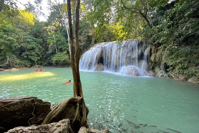 Erawan Waterfall and Kanchanaburi Private Tour [Optional Luxury ...