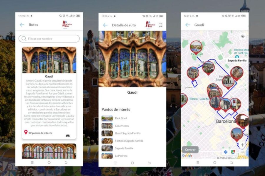 Gaudi Self-Guided Tour App With Multilingual Audio Guide | Power Traveller