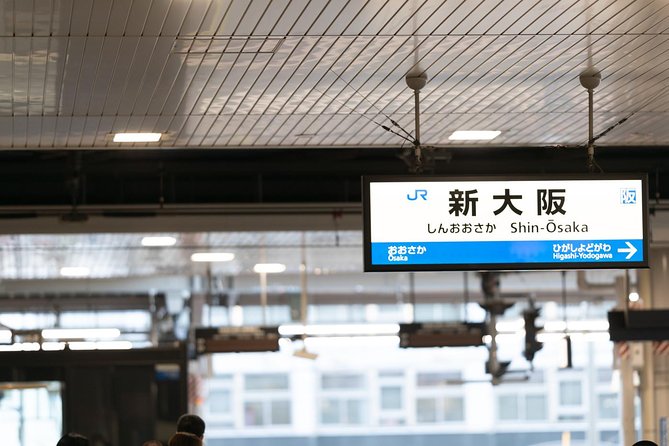 Japan Railway Station Shared Arrival Transfer : Shin Osaka Station to ...