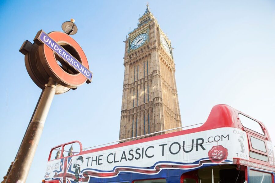 London: Open-Top Vintage Bus Tour With Tour Guide | Power Traveller