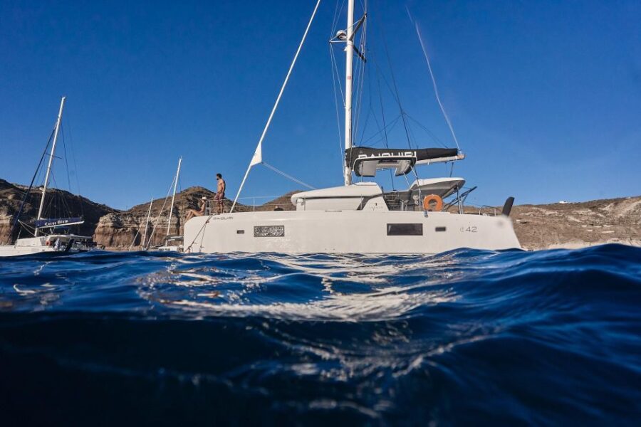 Santorini Oia: All Inclusive Classic Day Catamaran Cruise | Power Traveller