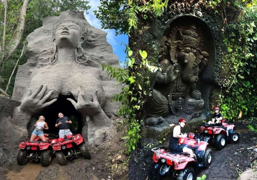 Ubud: ATV Quad Bike Through River, Rice Fields & Waterfall | Power ...