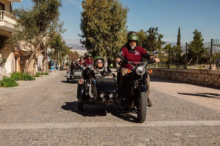VIP Round of Acropolis in a Vintage Motorcycle Sidecar | Power Traveller