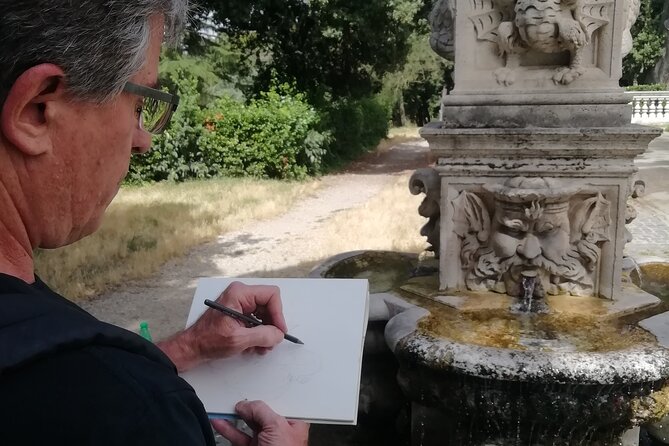 Watercolor Private Tour At Villa Borghese Rome With Guido