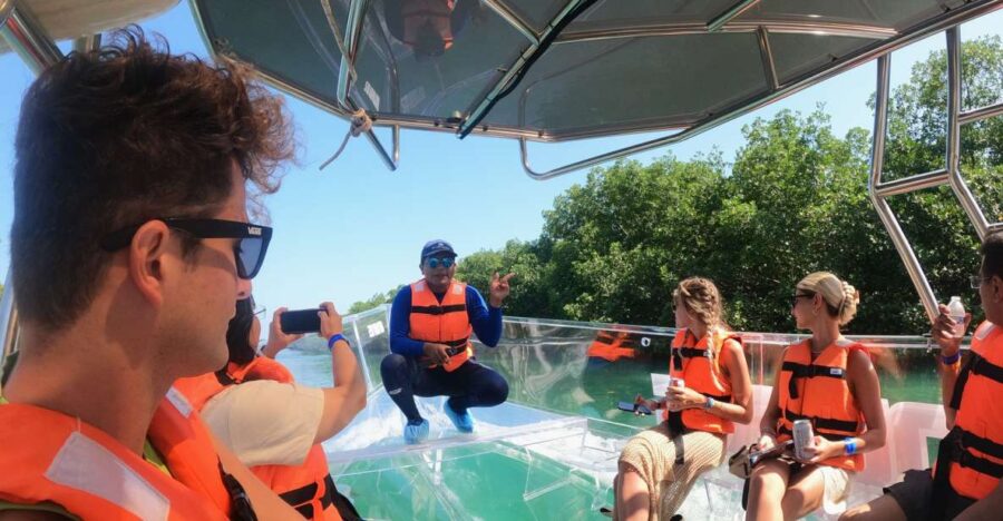 Cancún: Clear Boat Ride With Drinks | Power Traveller