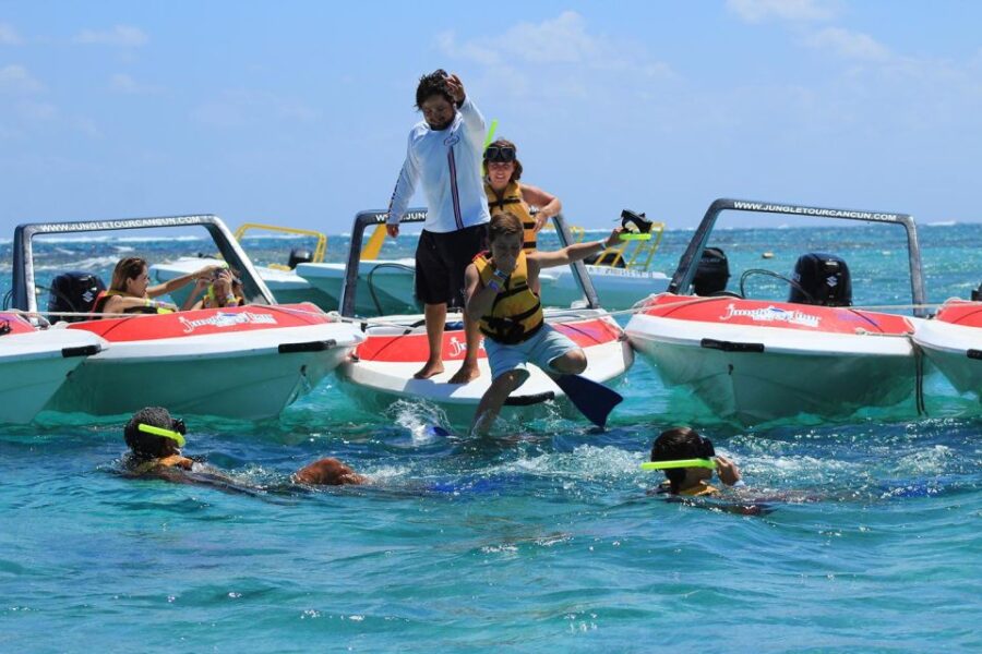 From Cancun: Punta Nizuc Speedboat Snorkeling Trip | Power Traveller