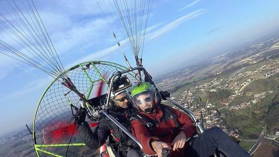 From Lisbon: Motorised Paragliding Tandem Flight | Power Traveller