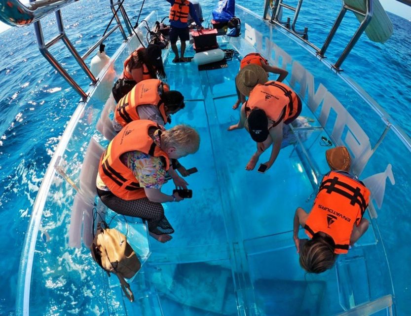 Glass Bottom Boat Ride With Drinks Cancun | Power Traveller