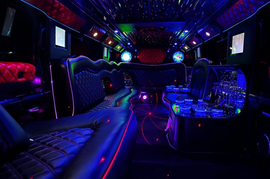 Long Hummer Or Cadillac Limousine Party Ride