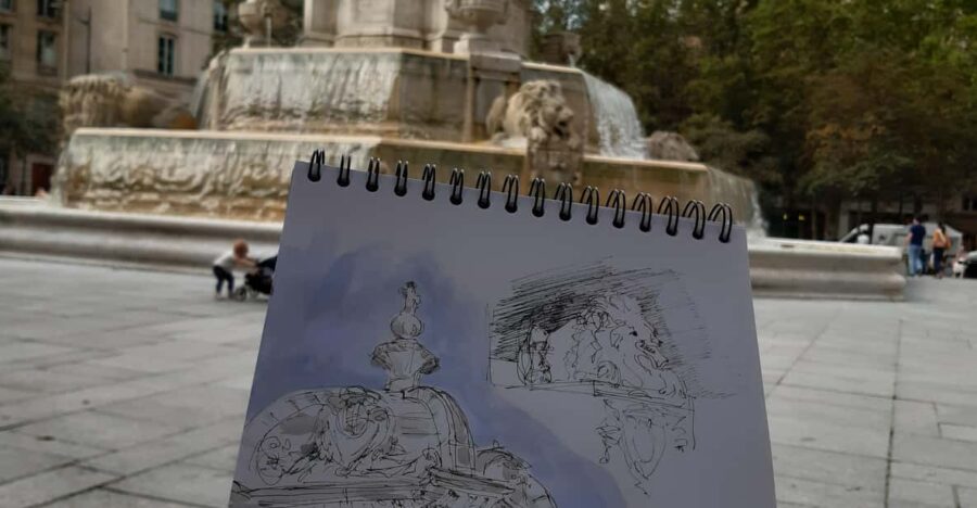 Paris: Plein Air Sketching Course, Drawing & Watercolor