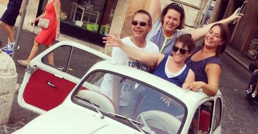 Rome Driving Tour By Vintage Fiat 500 | Power Traveller