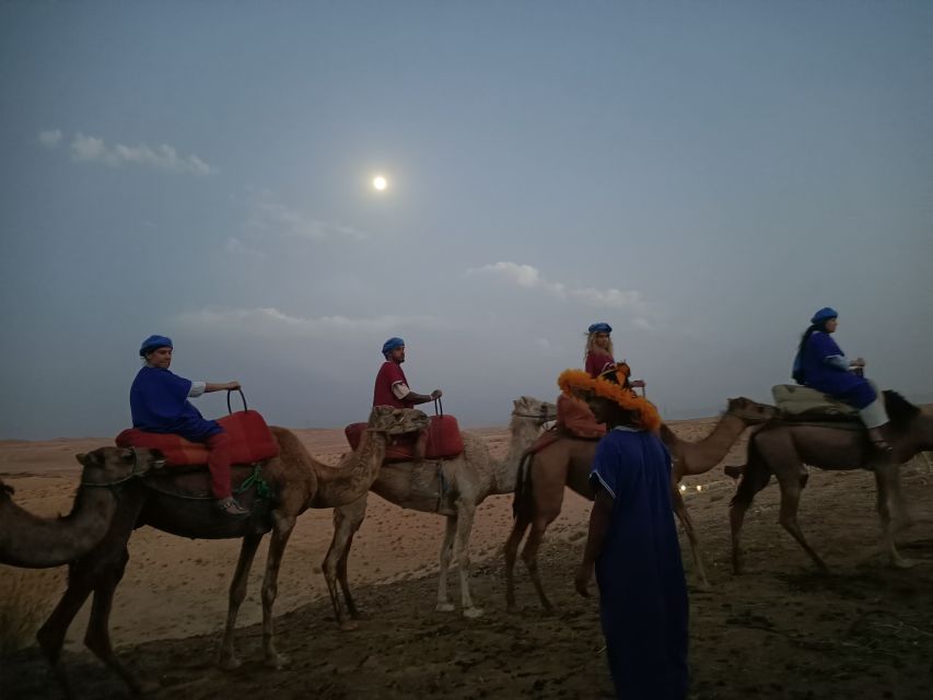 Sunset Camel Ride & Quad Tour In Agafay Desert With Dinner