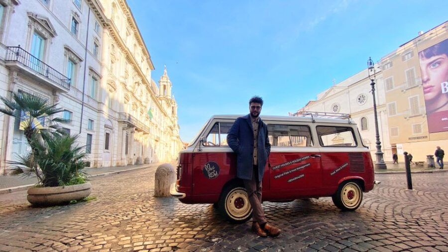 Highlights of Rome and Aperitif in a Fiat Vintage Van | Power Traveller