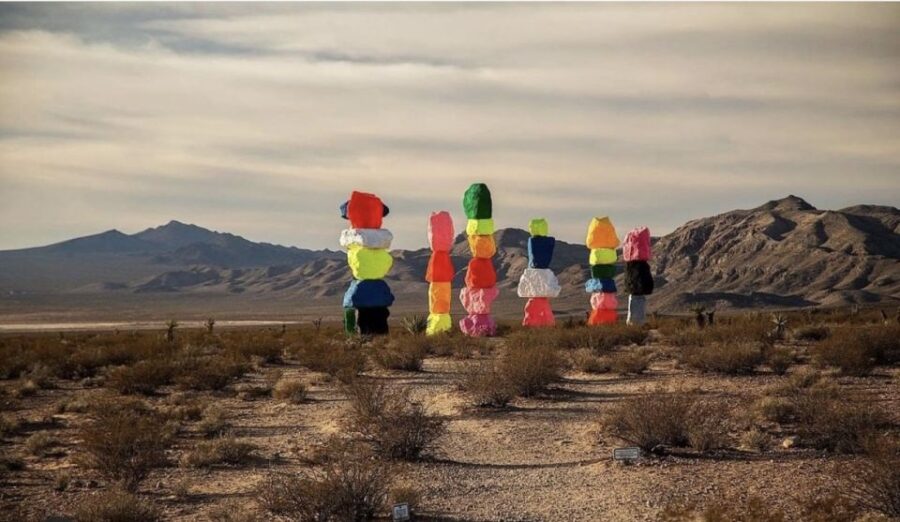 Las Vegas: Private 7 Magic Mountains and Vegas Sign Car Trip | Power ...