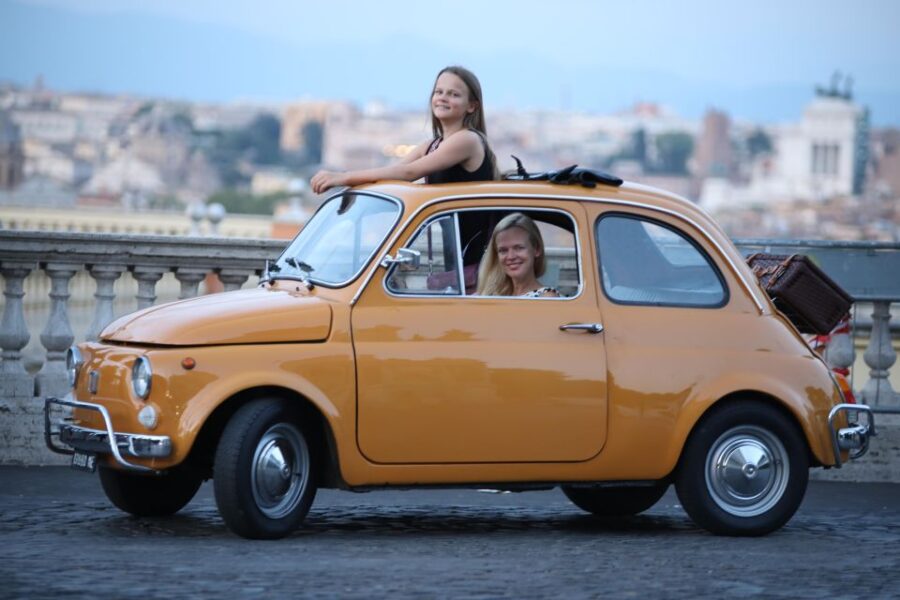 Rome Fiat 500 Vintage City Photo Tour | Power Traveller