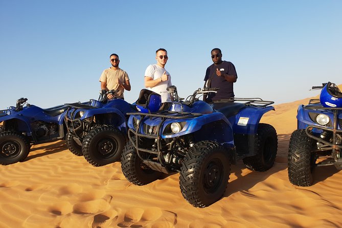 Dubai: Quad Bike Desert Adventure Safari, Desert Sand Boarding | Power Traveller