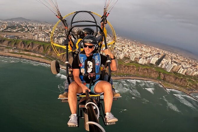 Fly Paragliding Along the Coast of Lima | Power Traveller