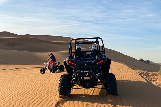 Morning Desert Safari With Dune Bashing, Camel Ride, Sand Boarding | Power Traveller
