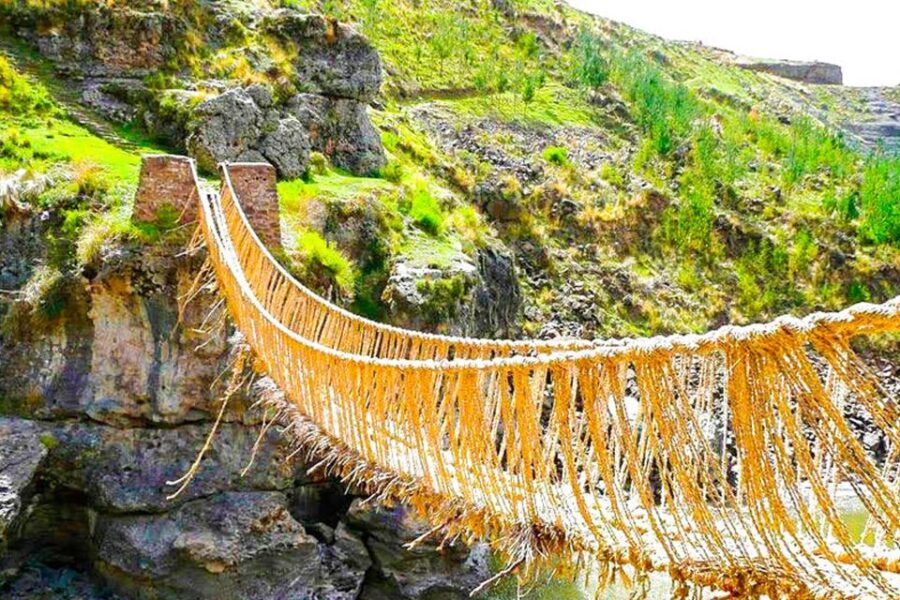 Qeswachaka Inca Bridge the Last Surviving Inca Bridge 1 Day | Power ...