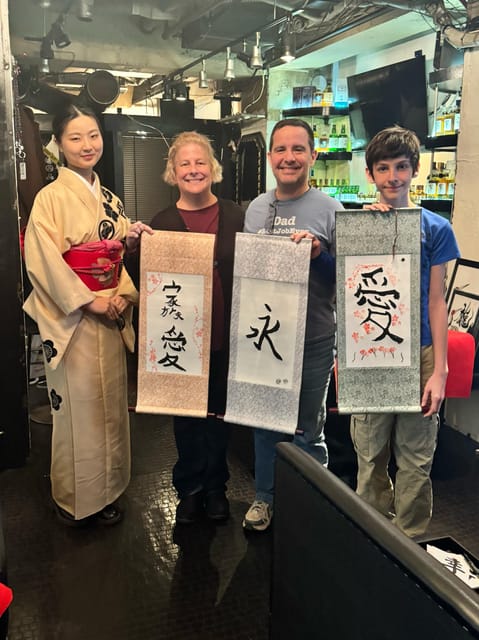 Tokyo: Kanji Calligraphy Lesson With Drink | Power Traveller
